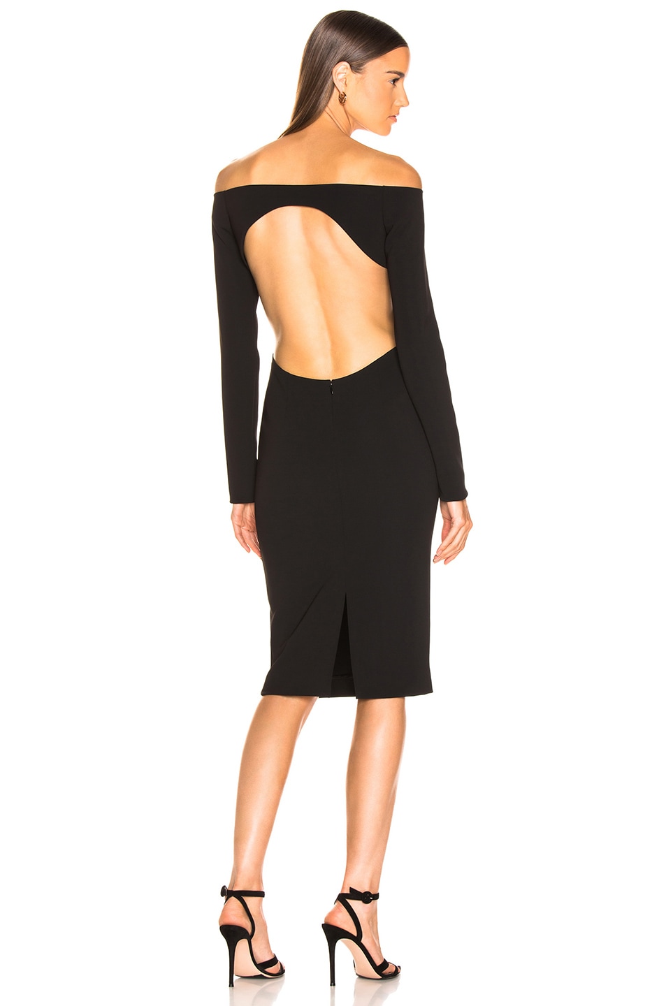 HANEY Meg Dress in Black | FWRD