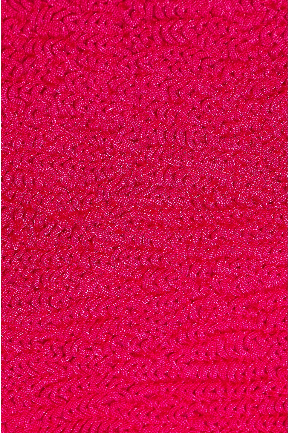 Hunza G Jean Bikini Set in Metallic Raspberry | FWRD