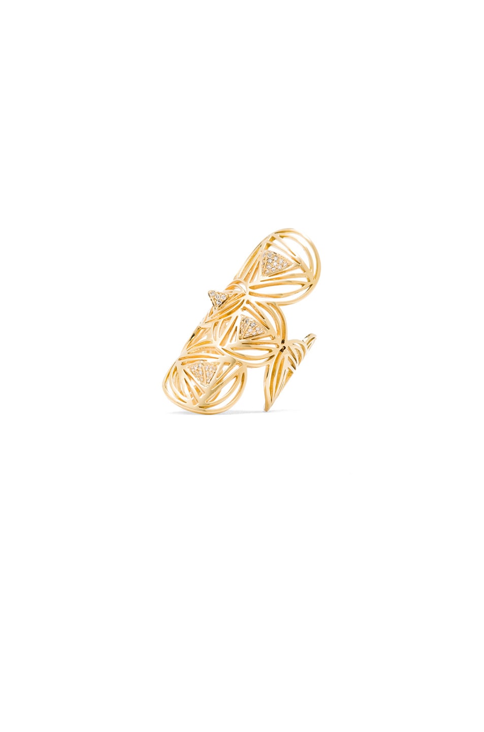 Ileana Makri Dizziness Ring in Yellow Gold | FWRD