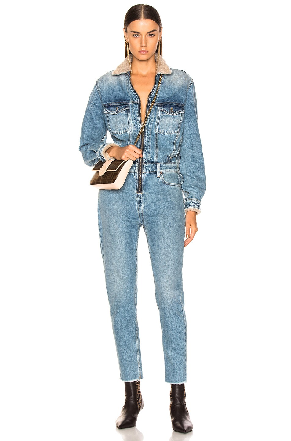 IRO Legend Jumpsuit in Denim Blue | FWRD