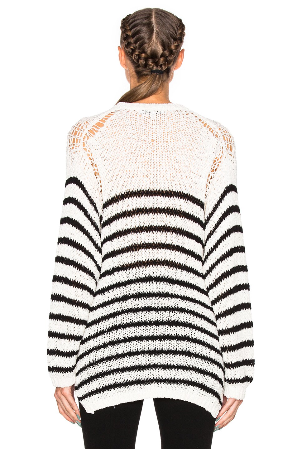 IRO Lolita Sweater in Ecru & Black | FWRD