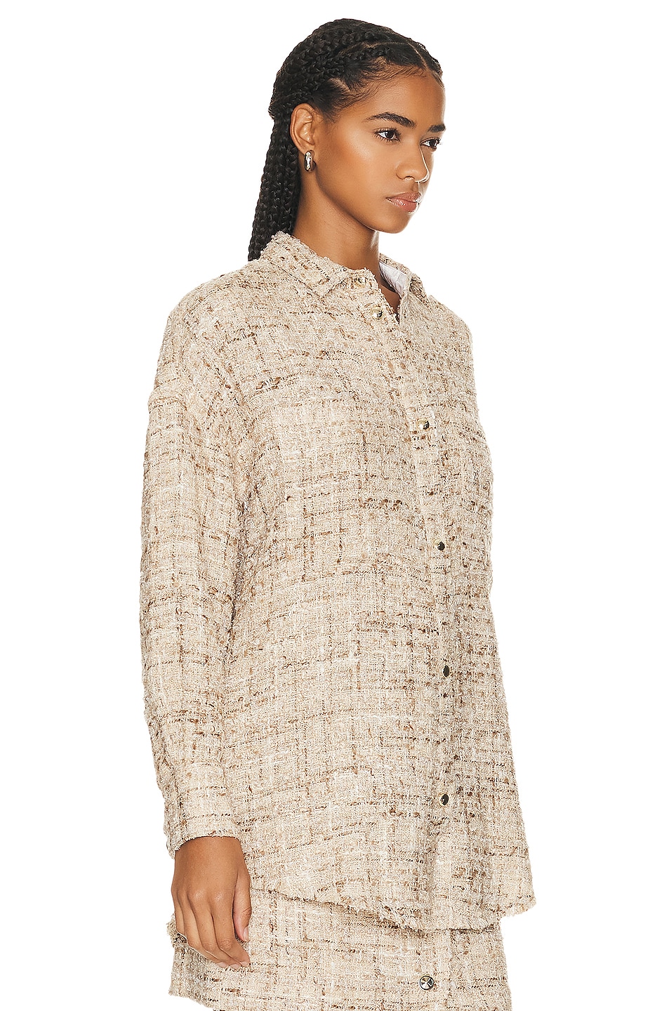 IRO Timera Jacket in Mixed Beige | FWRD