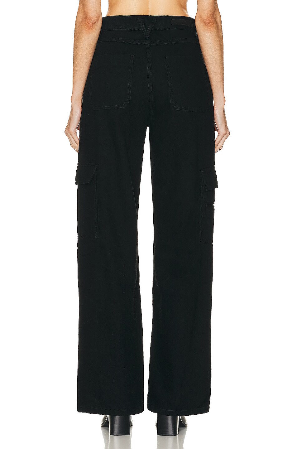 IRO Tiam Wide Leg in Black Stone | FWRD