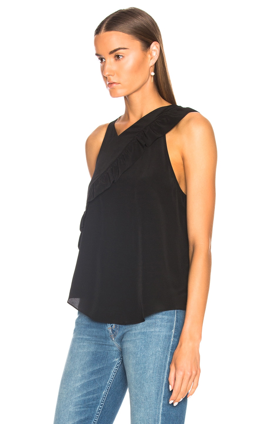 IRO Blonie Top in Black | FWRD