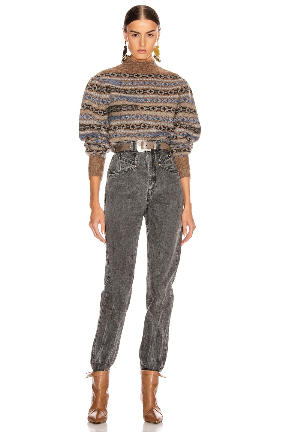 Isabel Marant Dominic Jean in Faded Black | FWRD