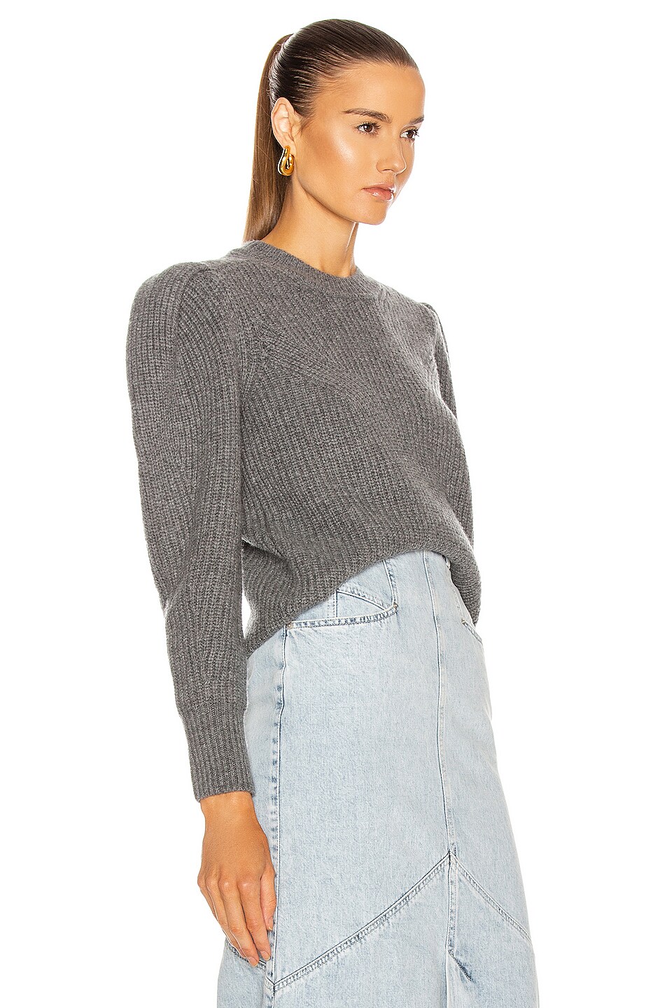 Isabel Marant Robin Sweater in Grey | FWRD