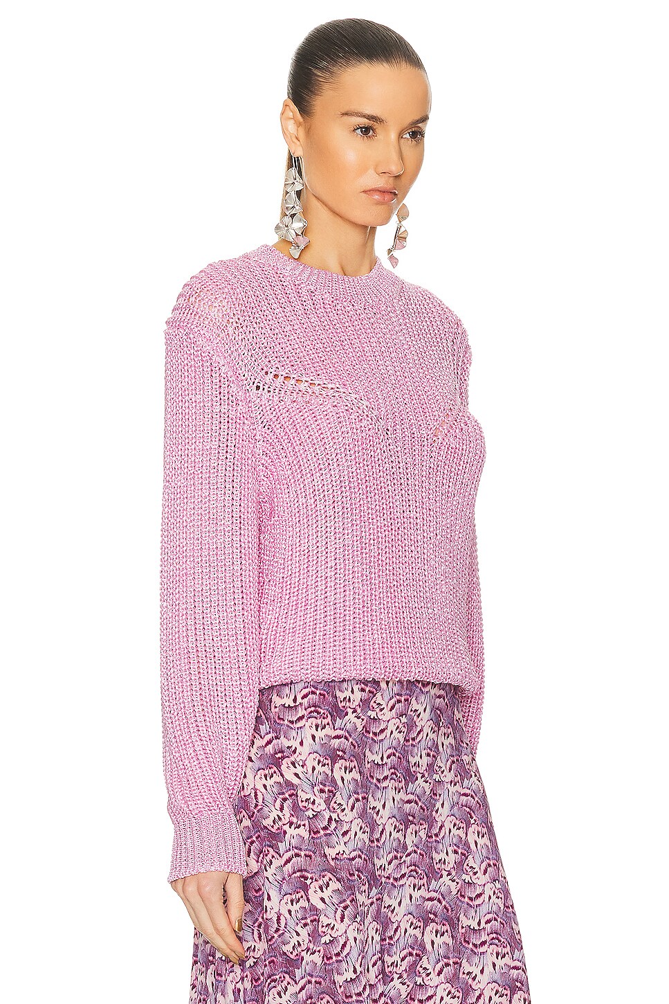Isabel Marant Yandra Sweater in Light Pink | FWRD
