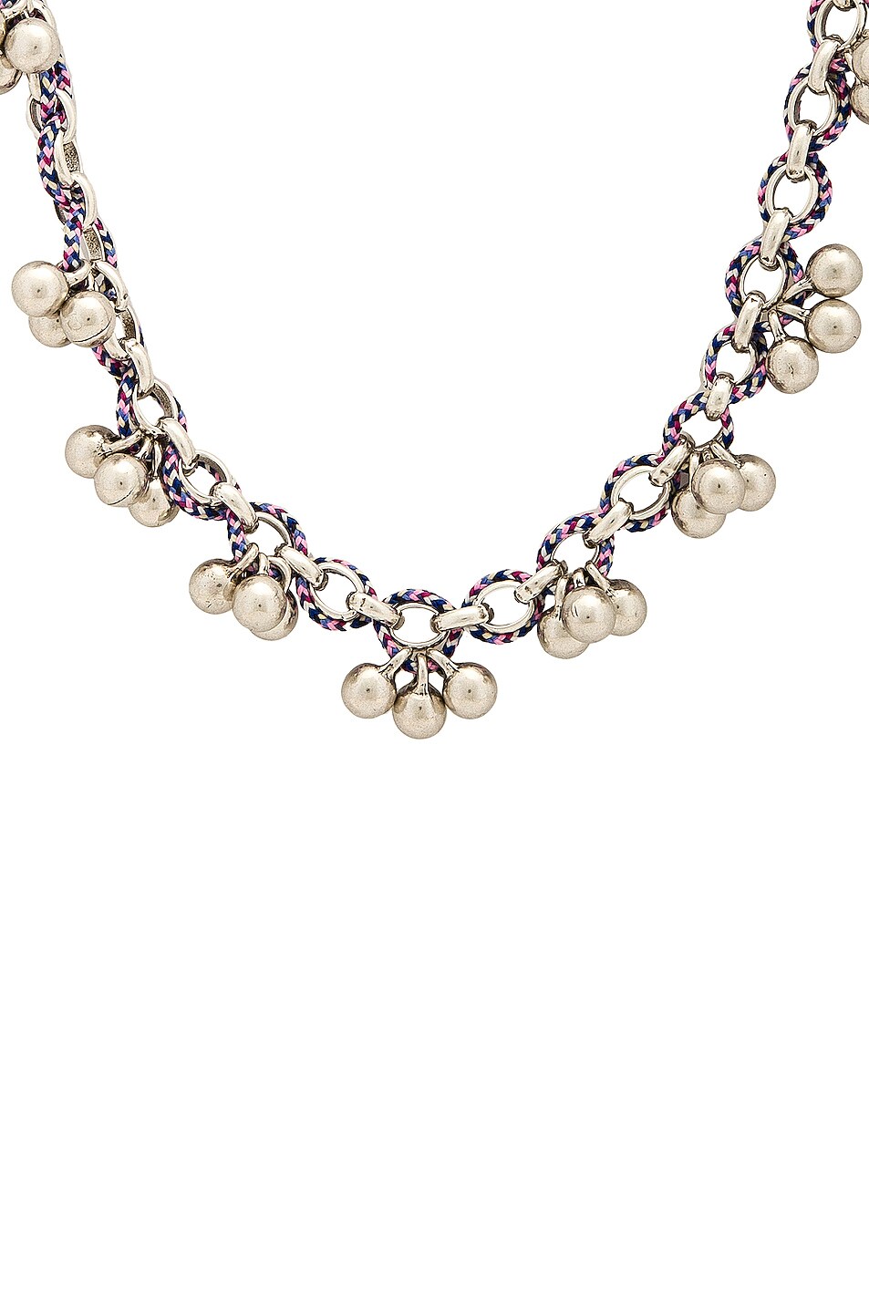 Isabel Marant Collier Necklace in Blue & Silver | FWRD