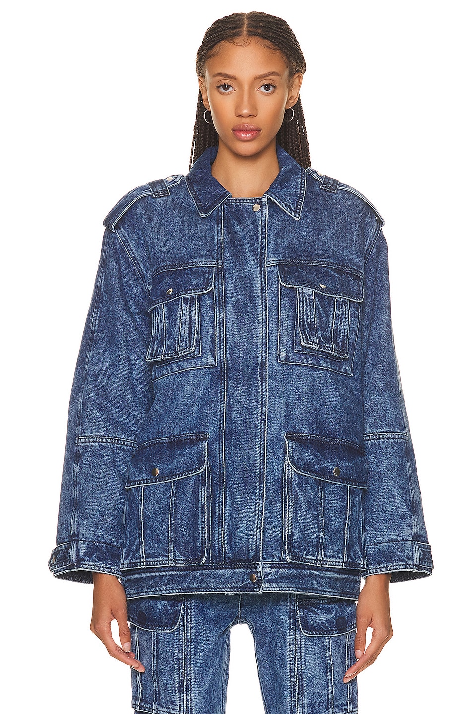Isabel Marant Volta Jacket in Blue | FWRD
