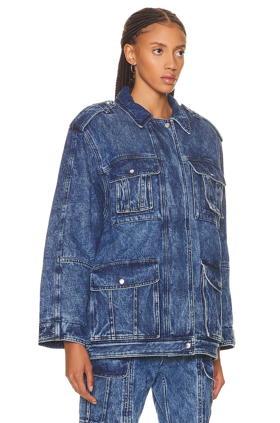 Isabel Marant Volta Jacket in Blue | FWRD