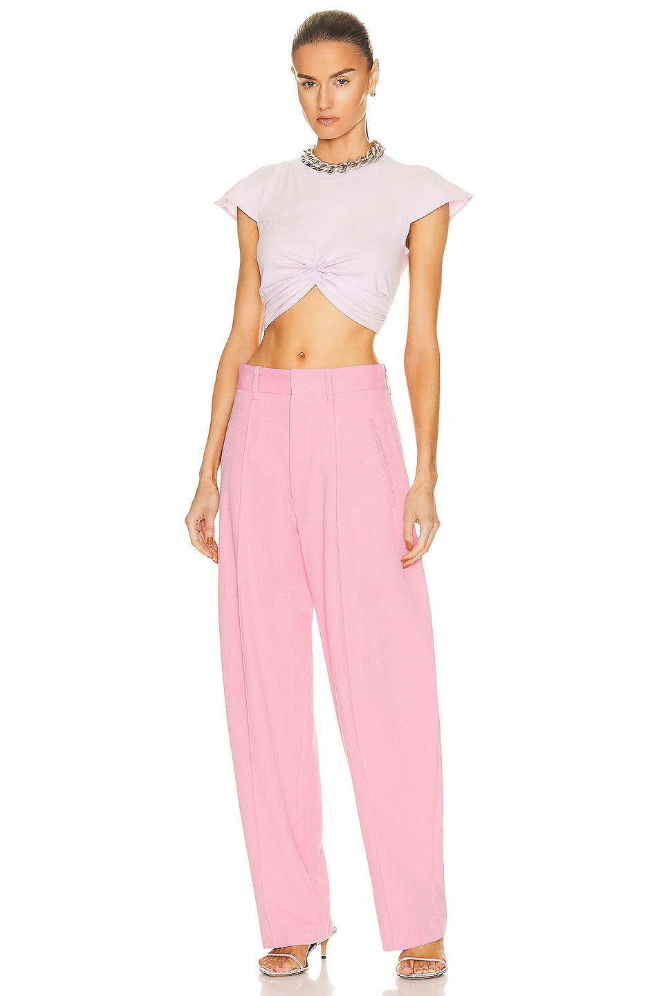 Isabel Marant Sopiavea Check Pant in Pink | FWRD
