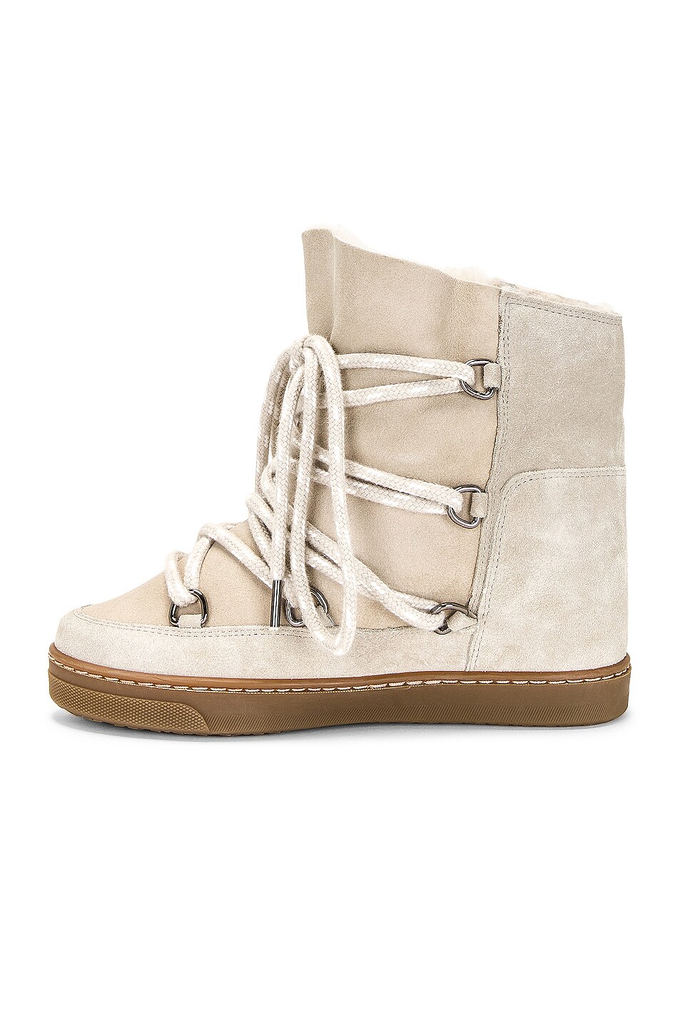 Isabel Marant Nowles Shearling Boot in Beige | FWRD