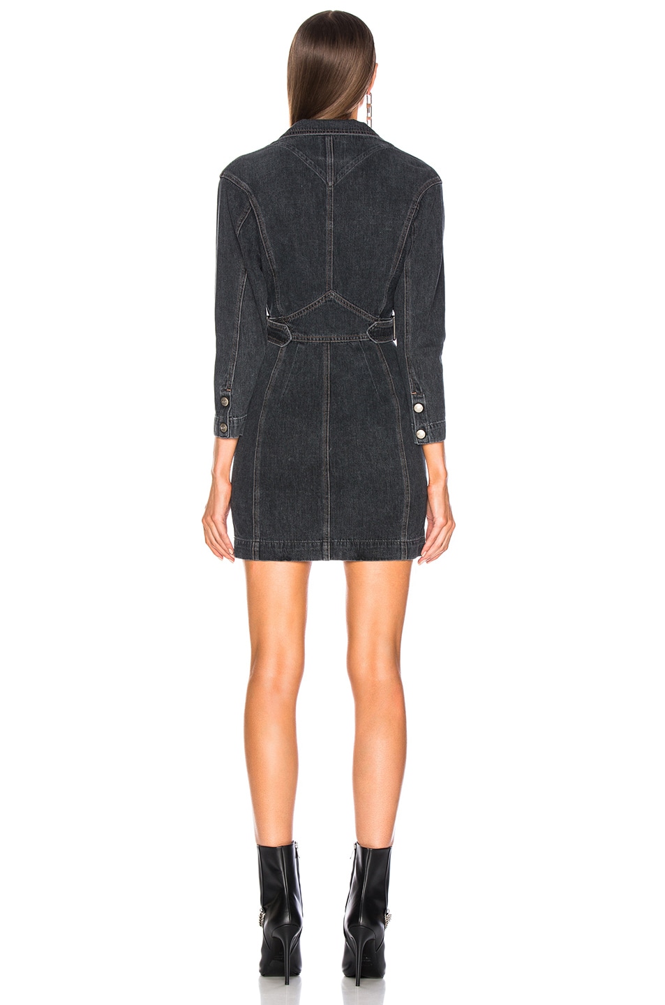 JEAN ATELIER Gia Wrap Dress in Stone | FWRD