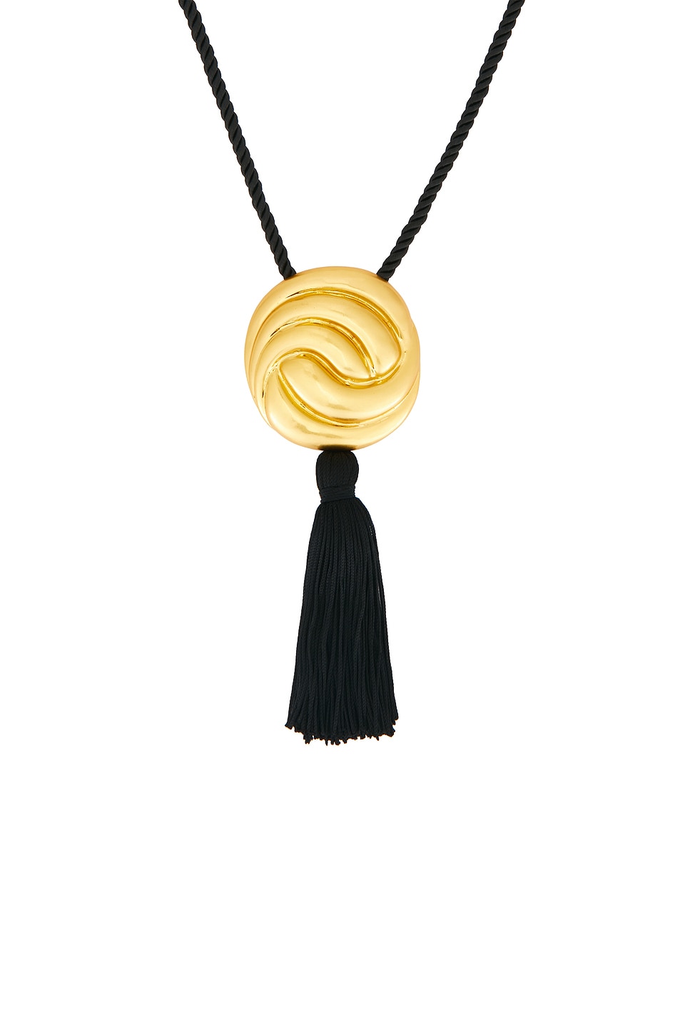 Julietta Hebe Necklace in Gold & Black | FWRD