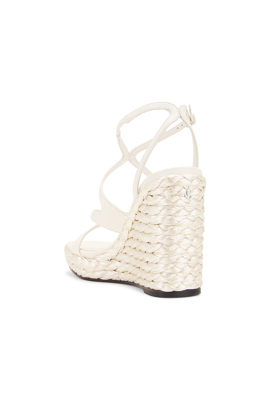 Jimmy Choo Ayla 110 Wedge in Latte | FWRD