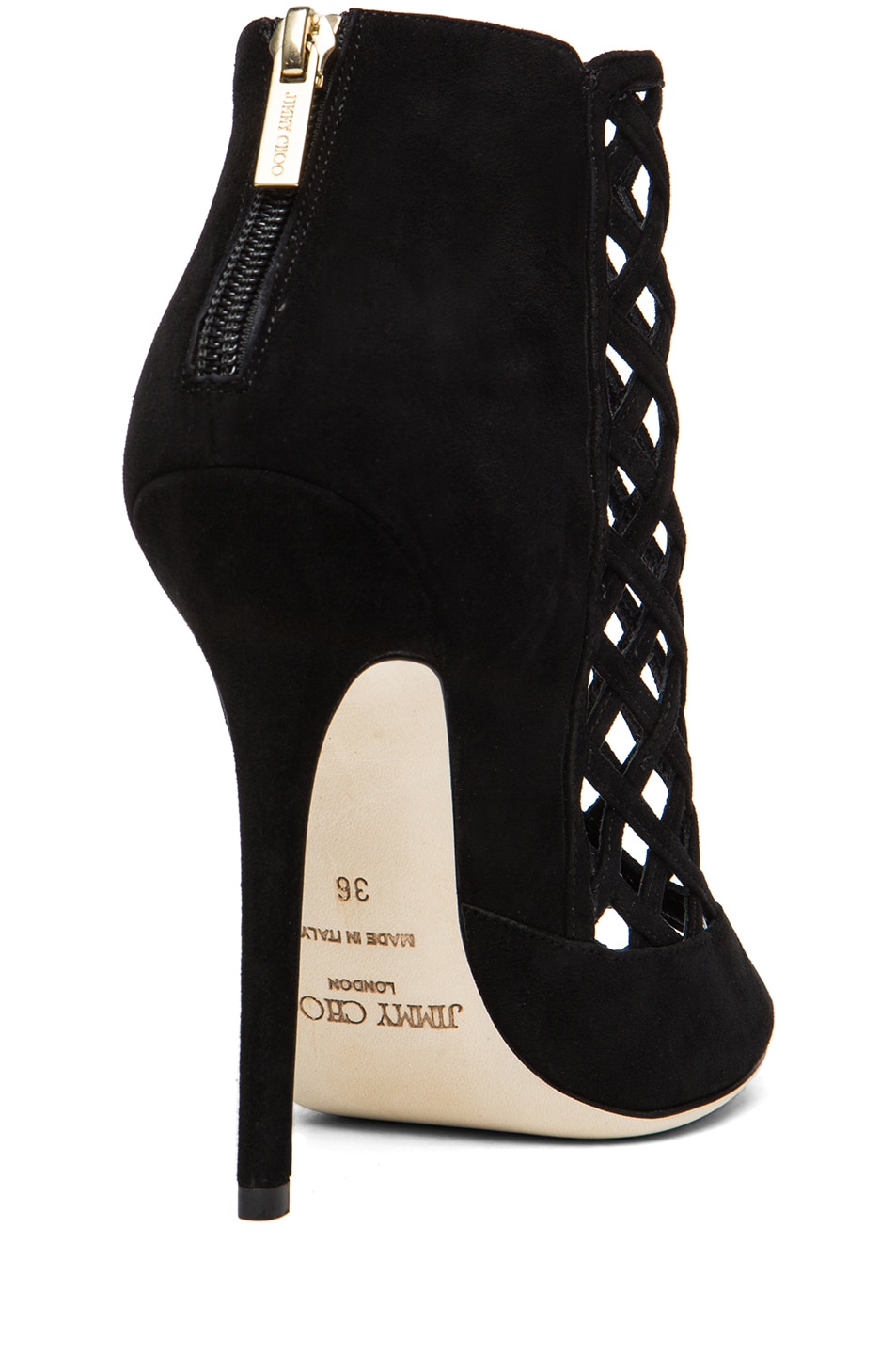 Jimmy Choo Dane Suede Ankle Boots in Black | FWRD