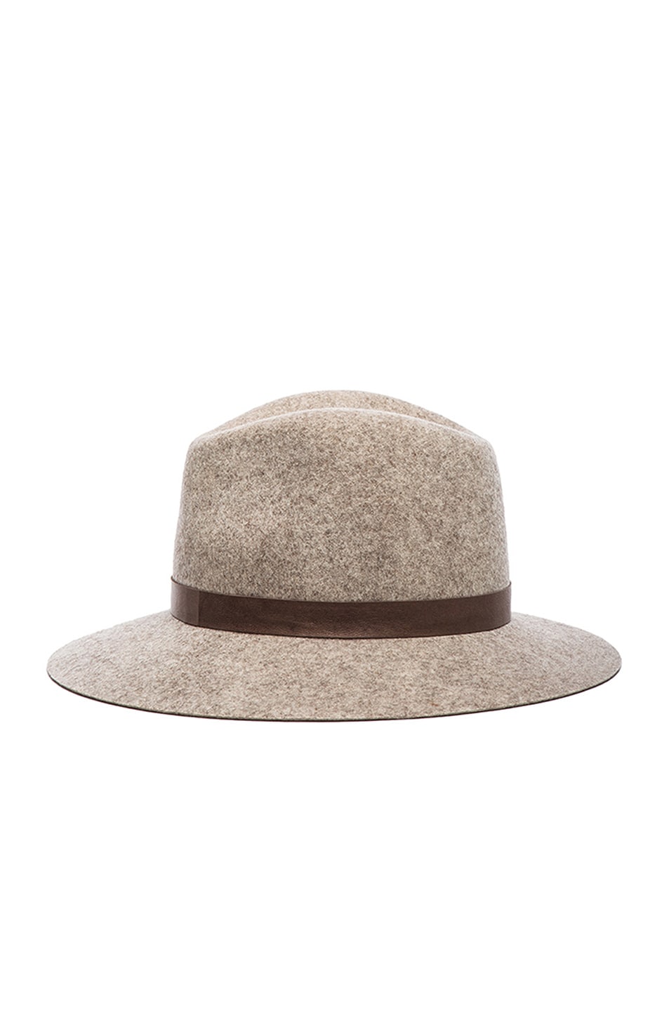 Janessa Leone Julia Wool Felt Hat in Natural Blend | FWRD
