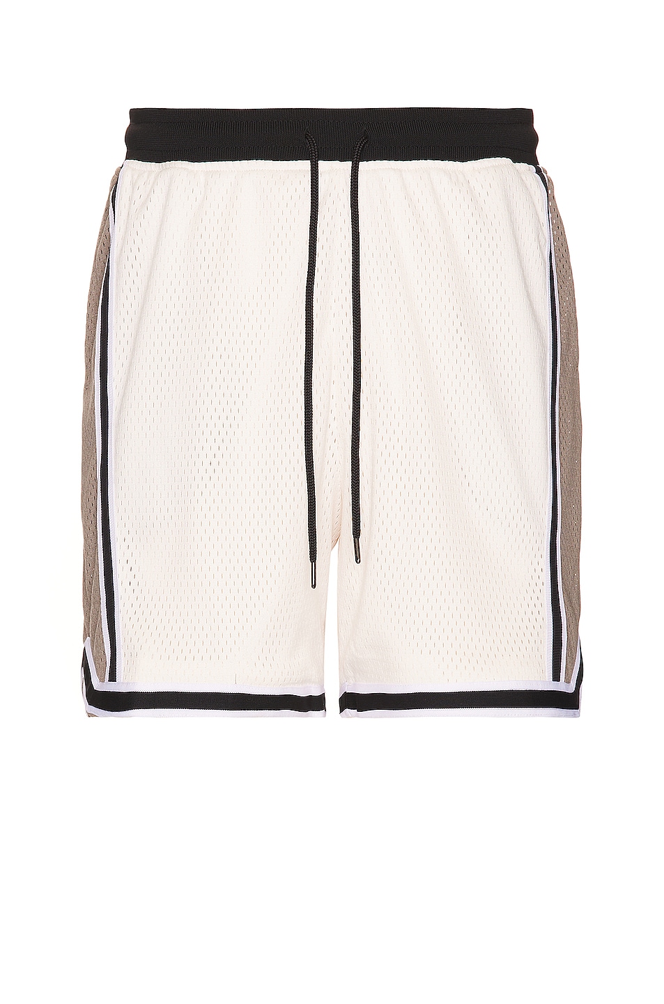 JOHN ELLIOTT Vintage Varsity Shorts in Salt X Bark | FWRD