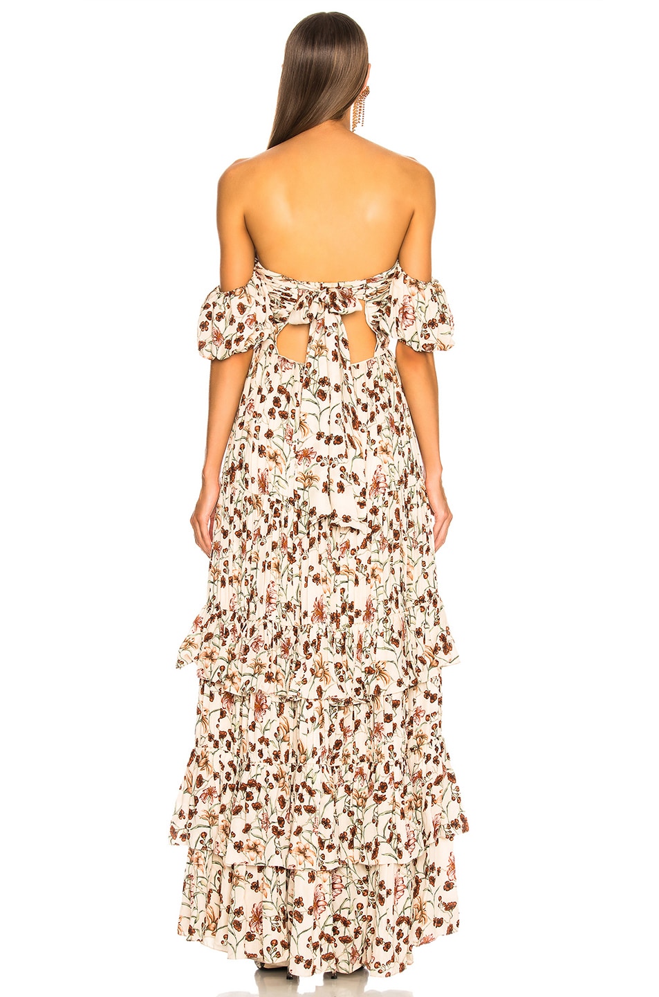 Johanna Ortiz The Lady of Shalott Dress in Victorian Cerezo Almond | FWRD