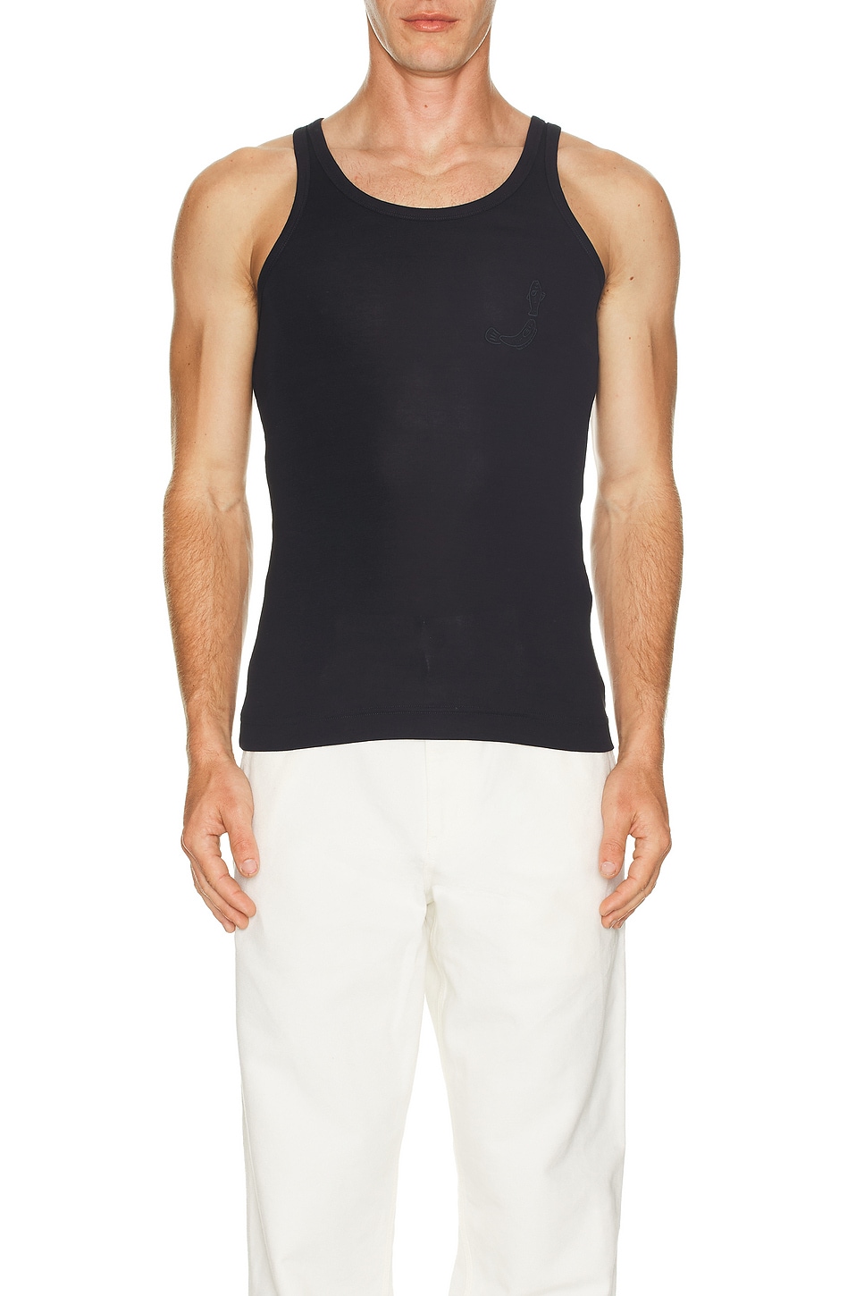 JACQUEMUS Le Debardeur Pesco in Dark Navy | FWRD