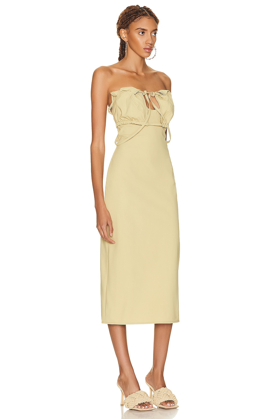 JACQUEMUS La Robe Bikini in Light Khaki | FWRD