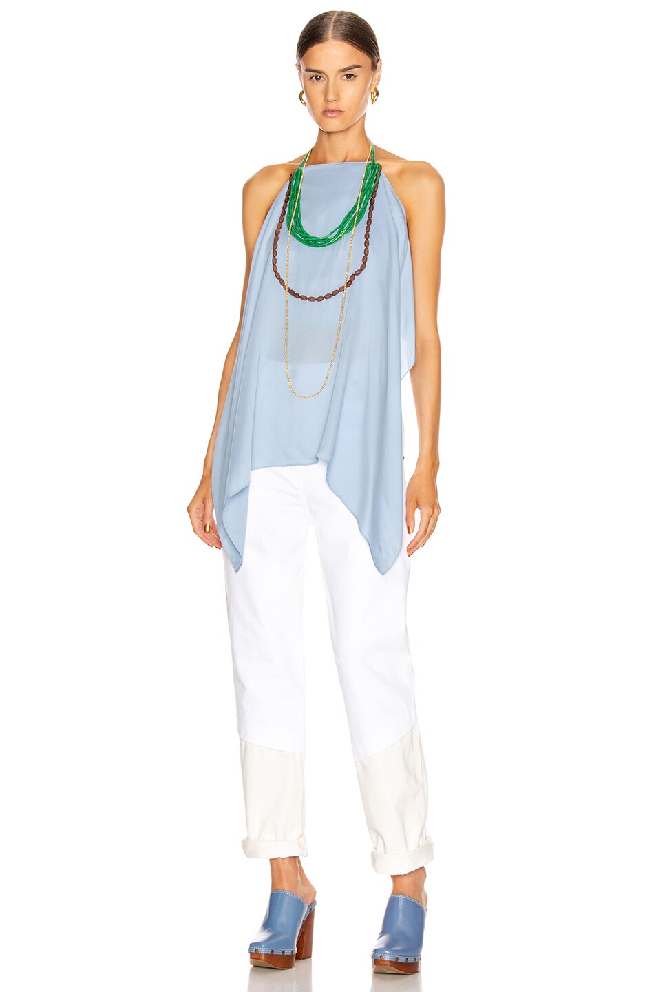 JACQUEMUS Bijoux Top in Blue | FWRD