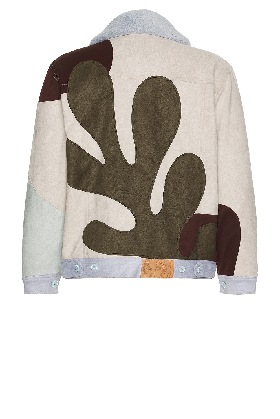 KidSuper Suede Patchwork Jacket in Multi | FWRD