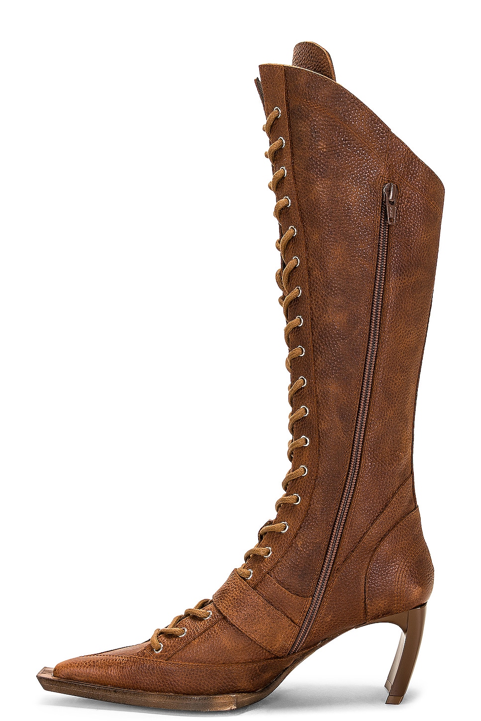 KNWLS X Serpent High Boot in Brown | FWRD