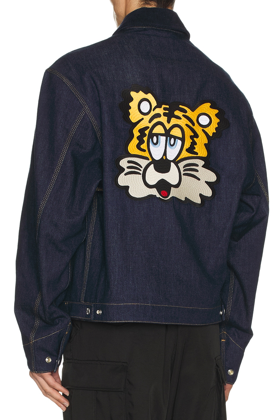 Kenzo x Verdy Collection Padded Workwear Jacket in Rinse Blue Denim | FWRD