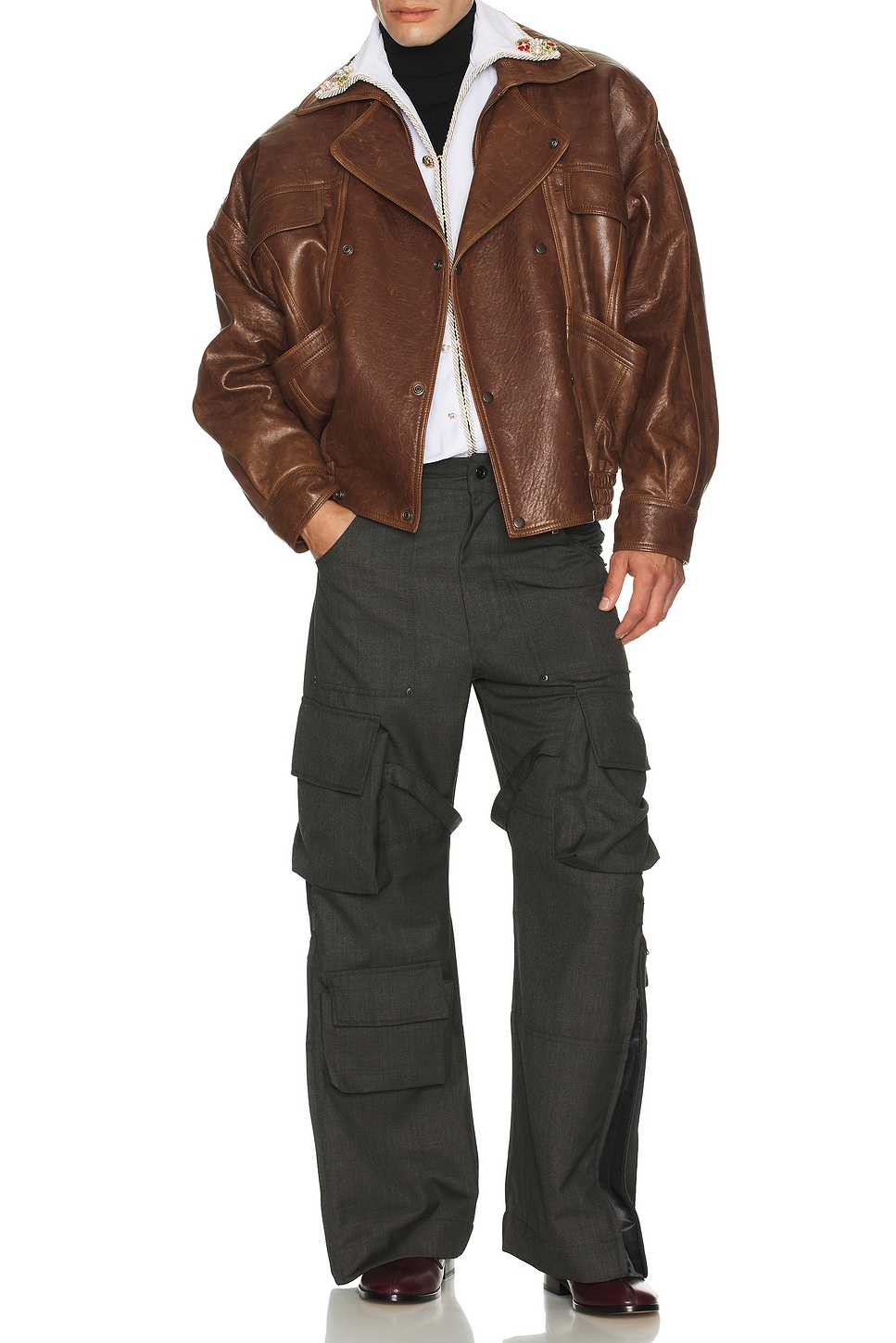 Kody Phillips Mr. Poopy Pants in Soot in Grey | FWRD