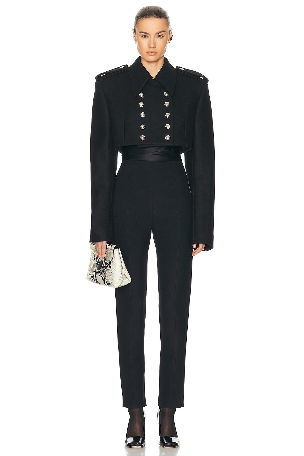 KHAITE Leara Jacket in Black | FWRD