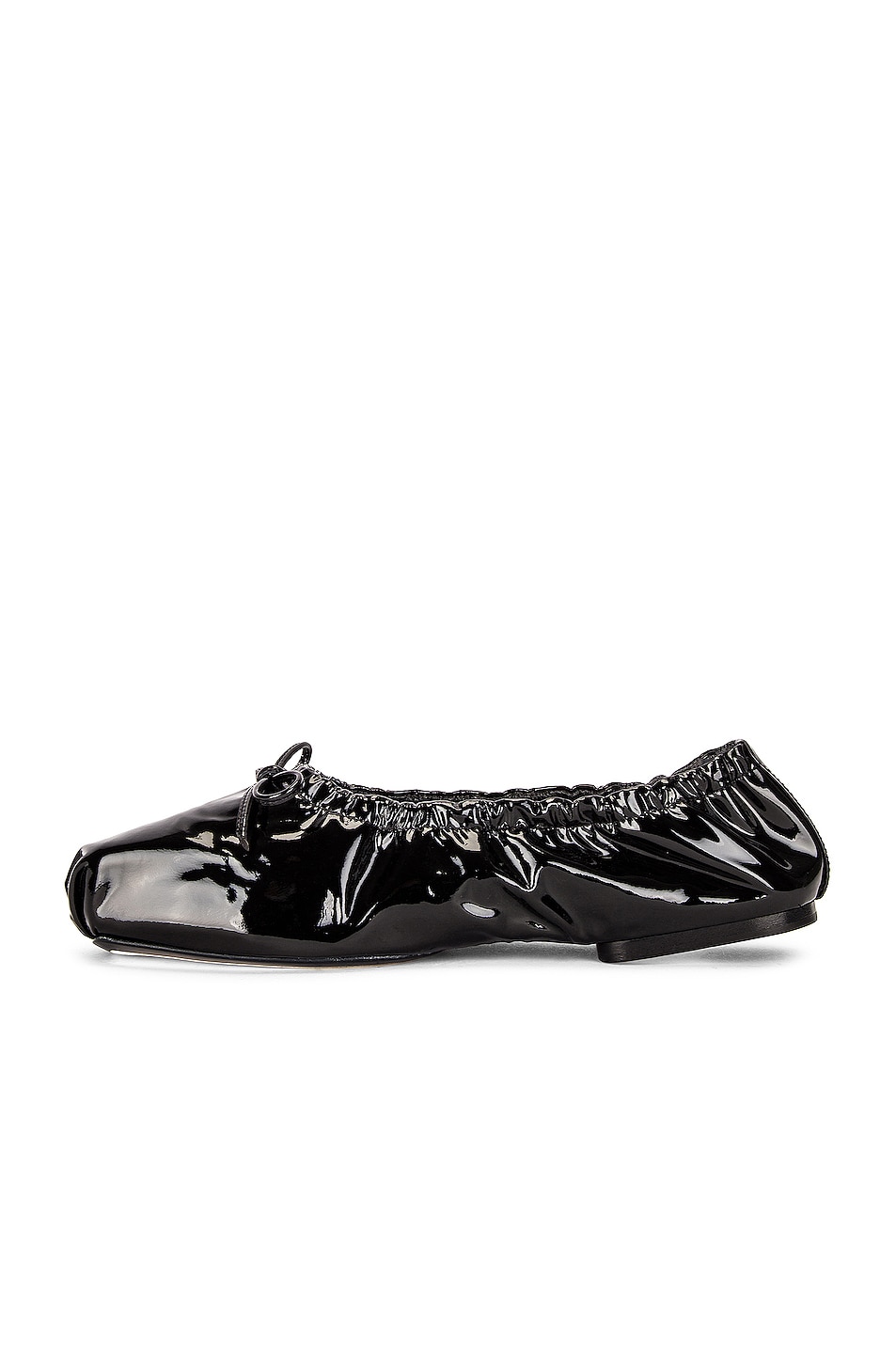 KHAITE Ashland Ballerina Flats in Black | FWRD