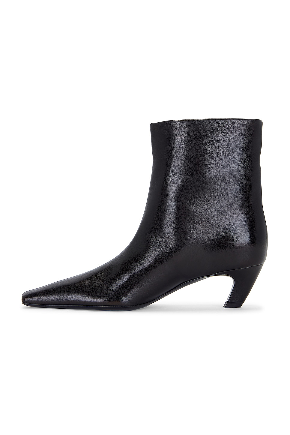 KHAITE Arizona Slouch Ankle Boots in Black | FWRD