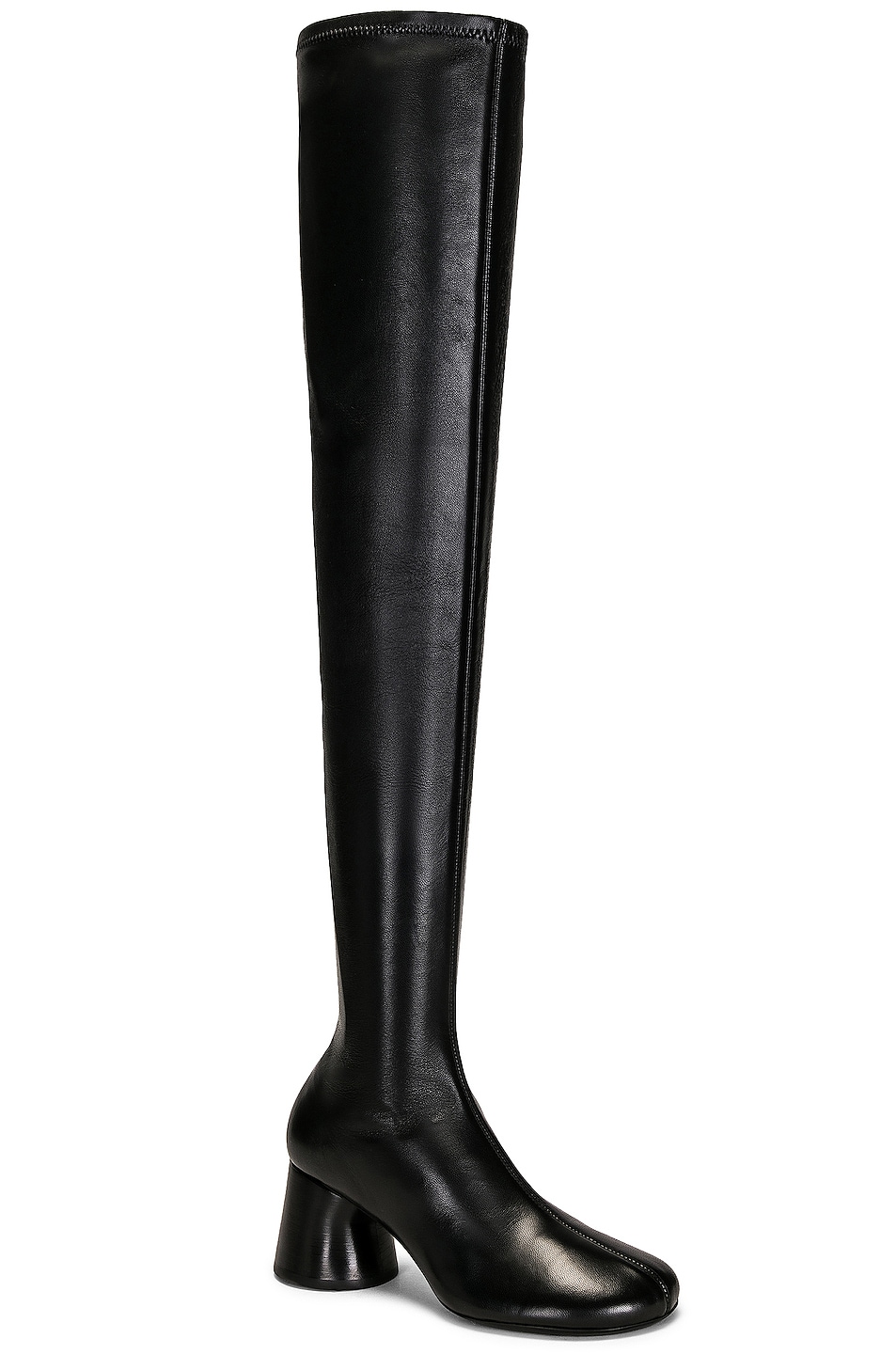 KHAITE Admiral Over The Knee Boot in Black | FWRD