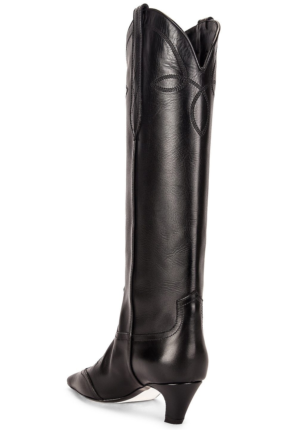 KHAITE Dallas Boots in Black | FWRD