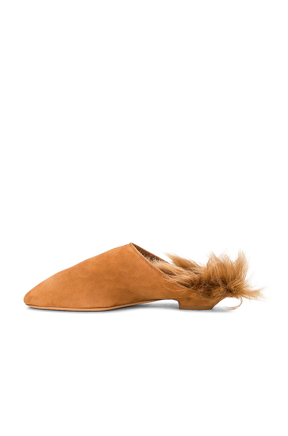 KHAITE Otto Soft Mule in Nougat | FWRD