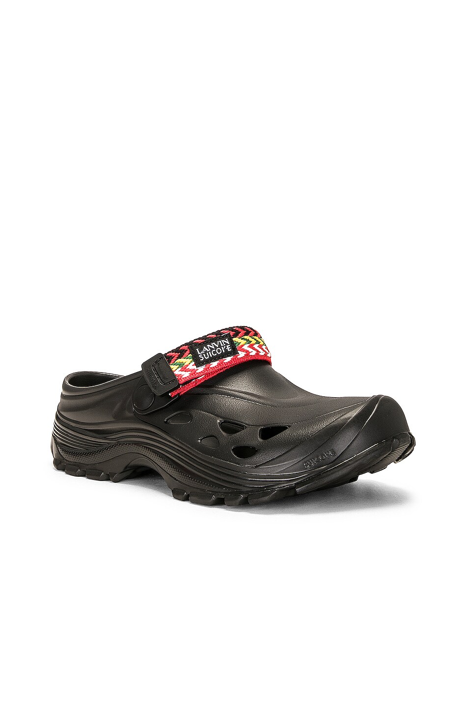 Lanvin X Suicoke Slippers Curb Laces in Black | FWRD