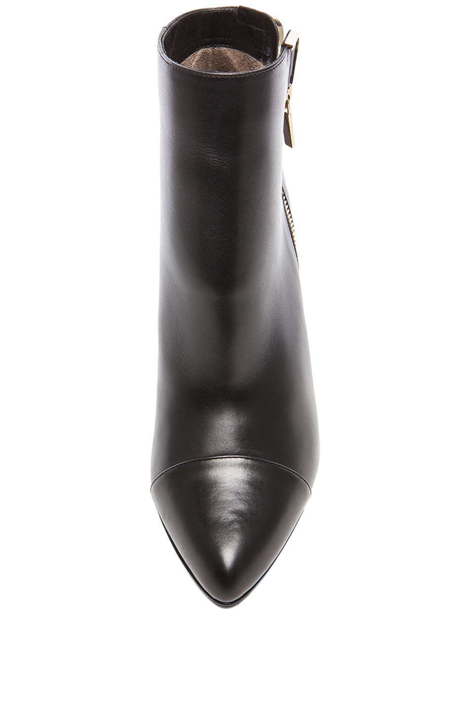 Lanvin Leather Ankle Boots in Black | FWRD