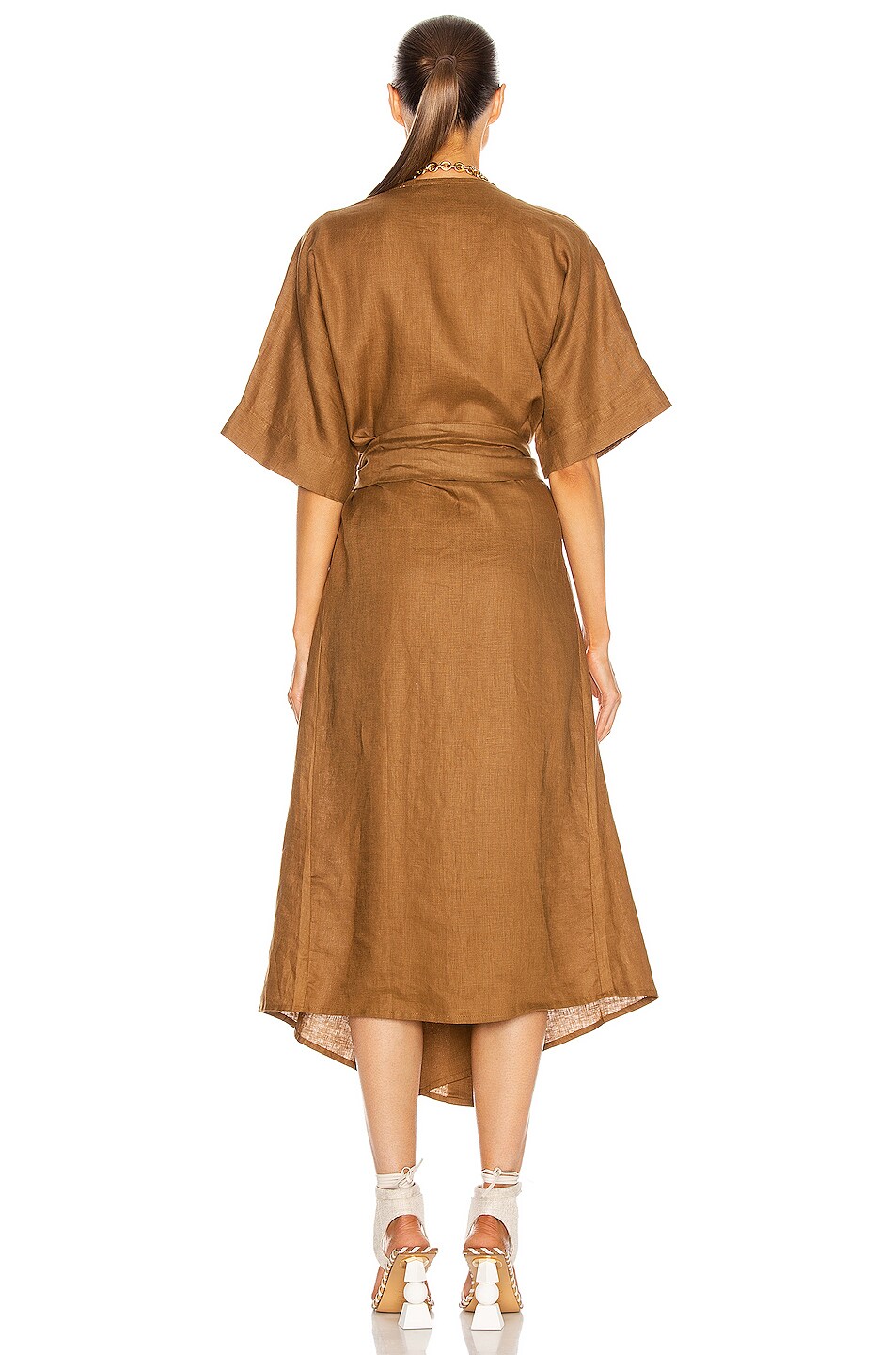 LE BUNS Lilly Robe in Cinnamon | FWRD