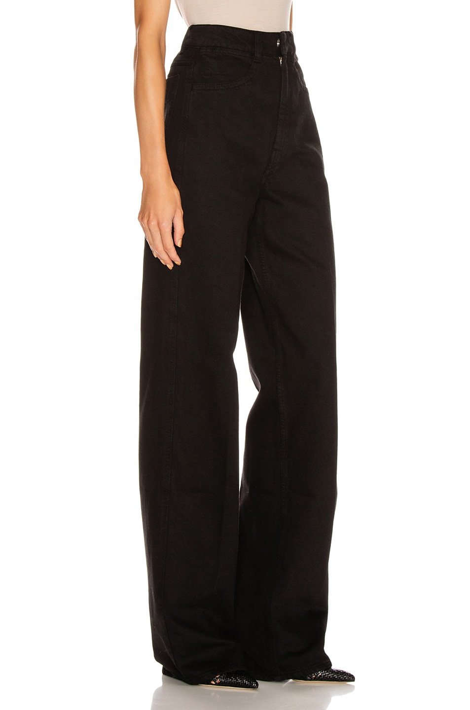 Lemaire Denim Jean in Black | FWRD