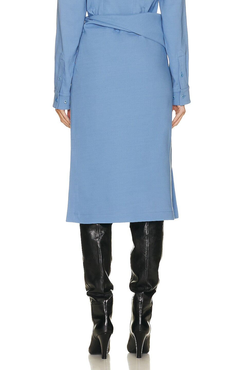 Lemaire Pencil Skirt in Bice Blue | FWRD