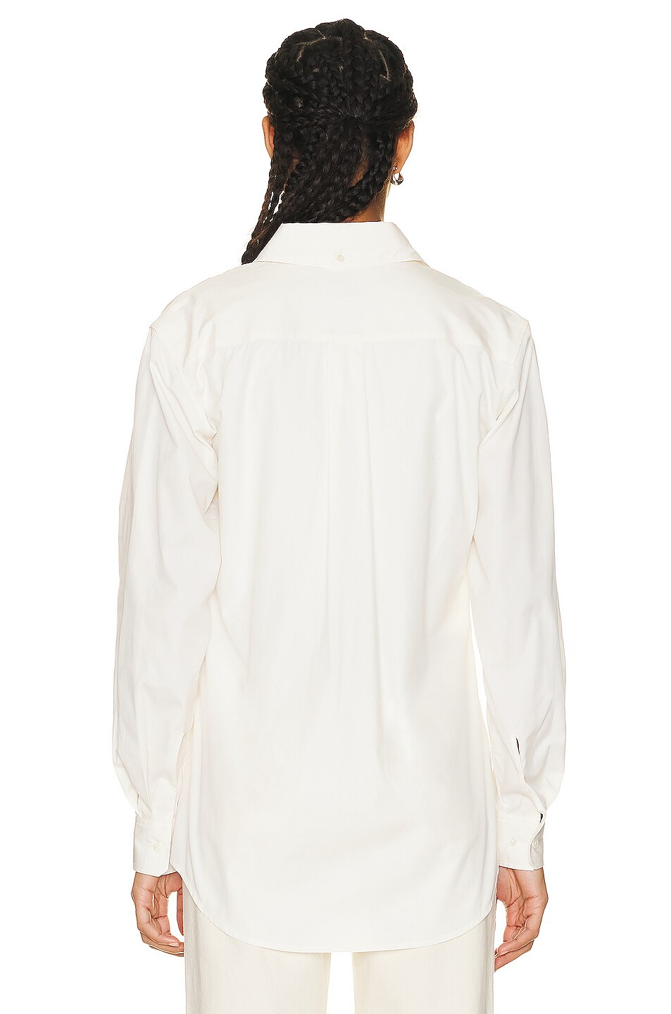Lemaire Button Up Shirt in Chalk | FWRD