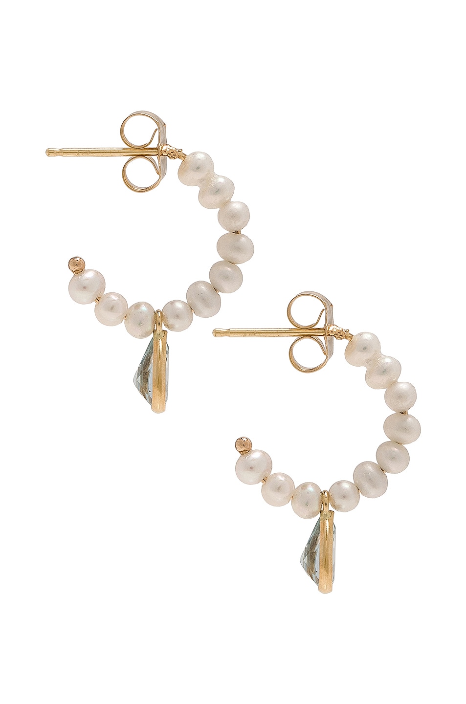 Loren Stewart Sky Darling Earrings in 14k Gold & Pearl | FWRD