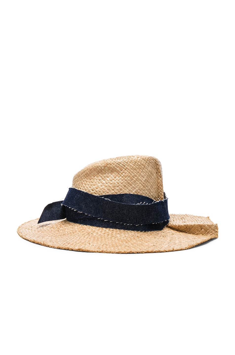Lola Hats Denim First Aid Hat in Natural & Denim | FWRD