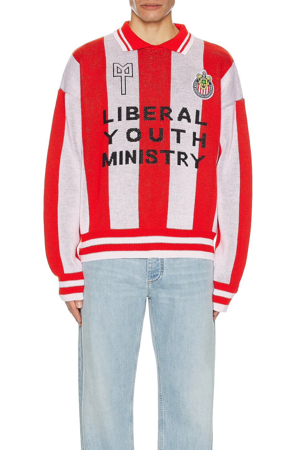 Liberal Youth Ministry Chivas Sweater in Stripes | FWRD