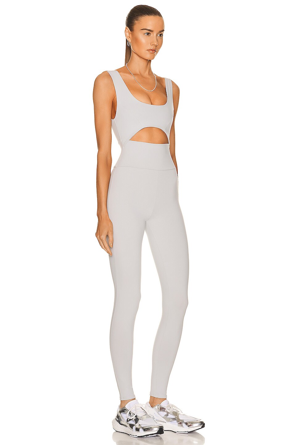 Live The Process Cut Out Bodysuit Jumpsuit in Space Dust | FWRD