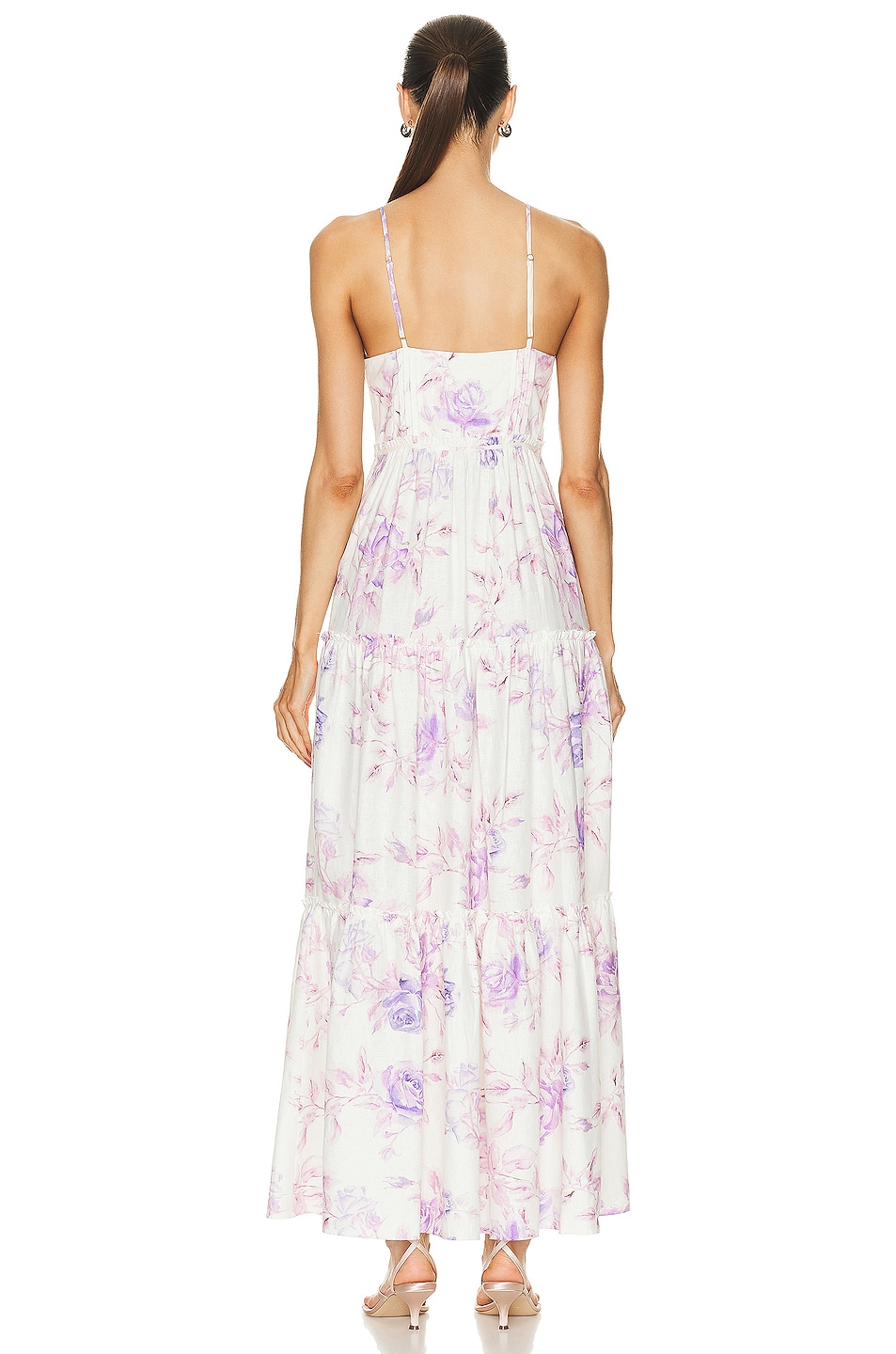 LoveShackFancy Garnita Dress in Spanish Lilac | FWRD