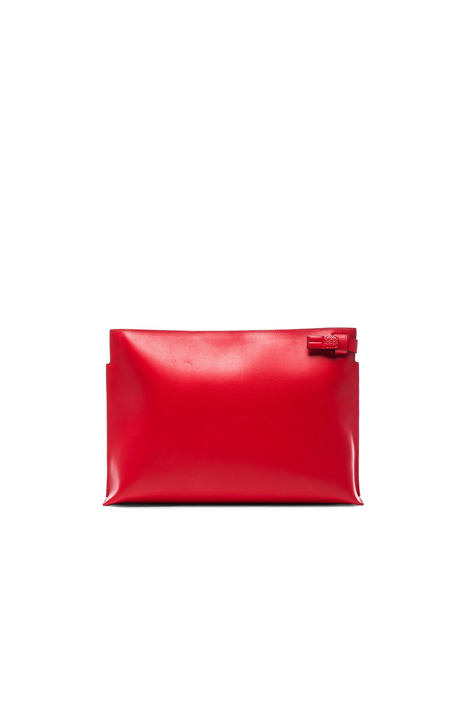 Loewe Saturn Large Pouch in Red | FWRD