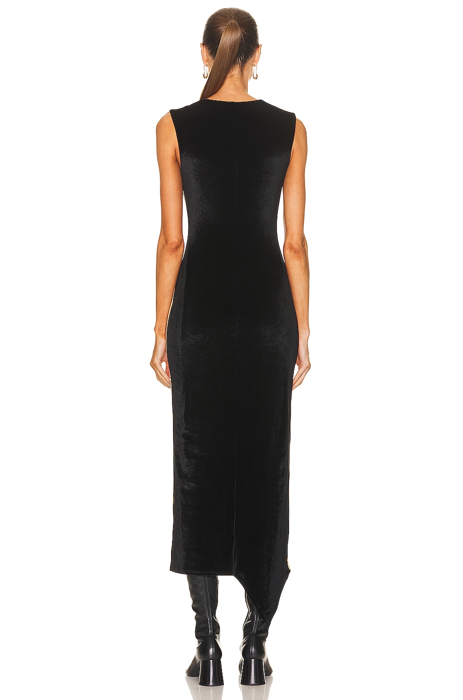 Loewe Gloves Print Dress in Beige & Black | FWRD