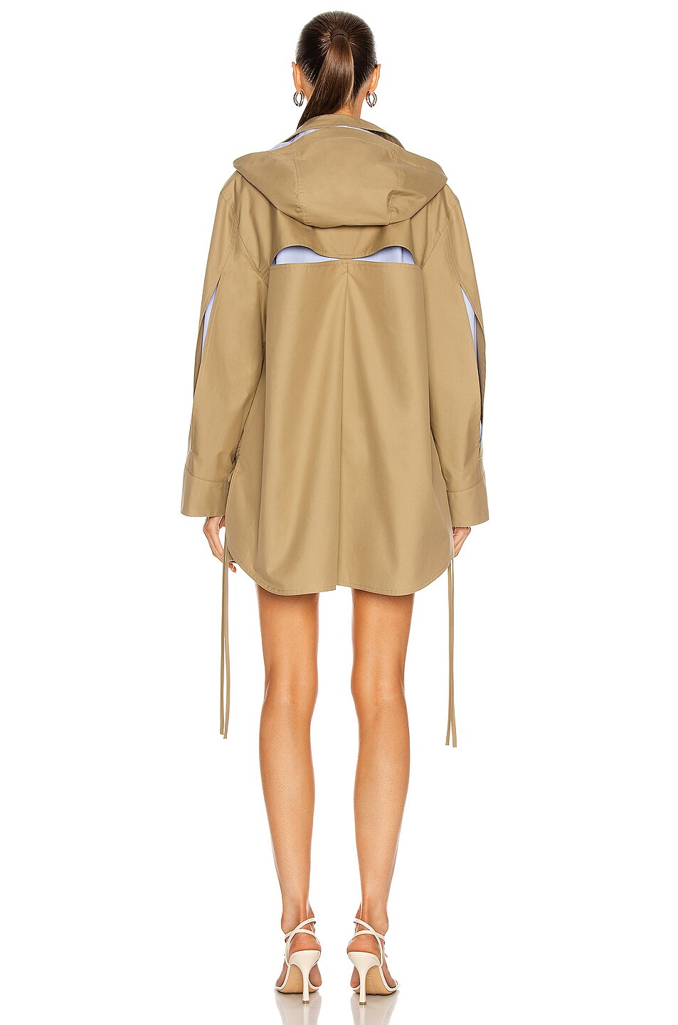 Loewe Military Hooded Parka in Sweet Caramel | FWRD